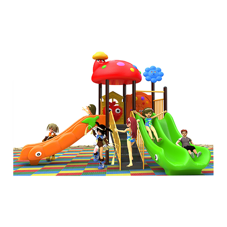 Qiao Qiao children outdoor playground small slide set for kindergarten ...